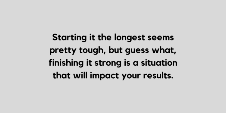 23 Finish strong quotes and captions for Instagram - TFIGlobal