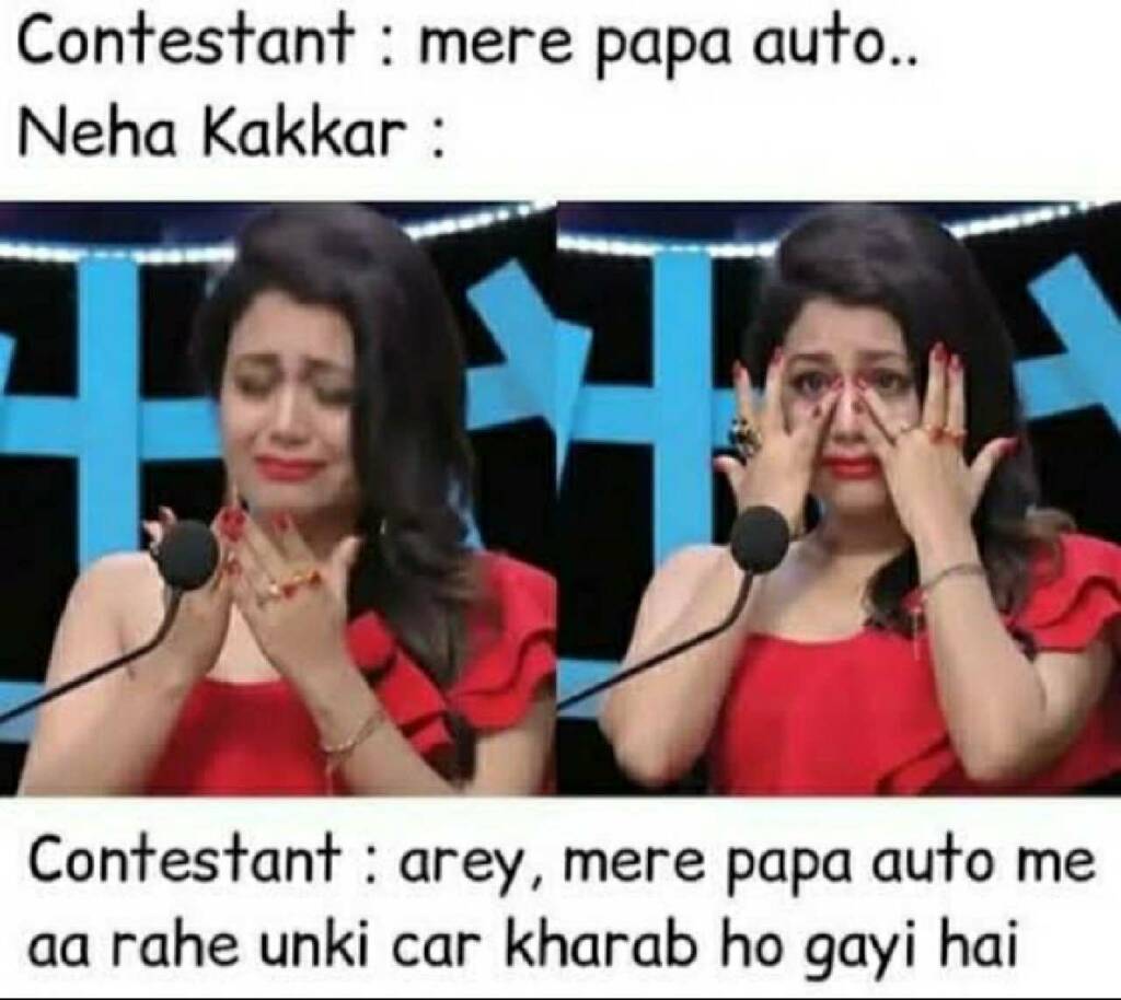 Some of the Best 12 Neha Kakkar memes photo collection