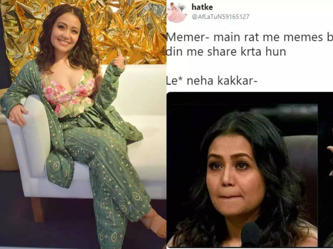 Some of the Best 12 Neha Kakkar memes photo collection