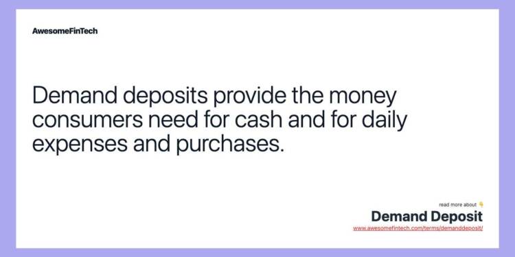 Why are demand deposits considered as money? 5 Reasons
