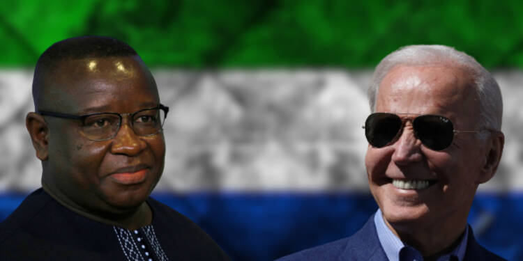 Maada Bio meeting with US President Biden - TFIGlobal