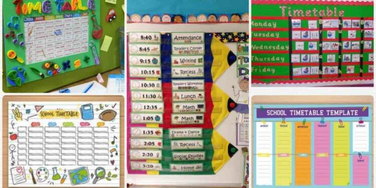 Creative Time Table Ideas to Embrace the Unexpected - TFIGlobal